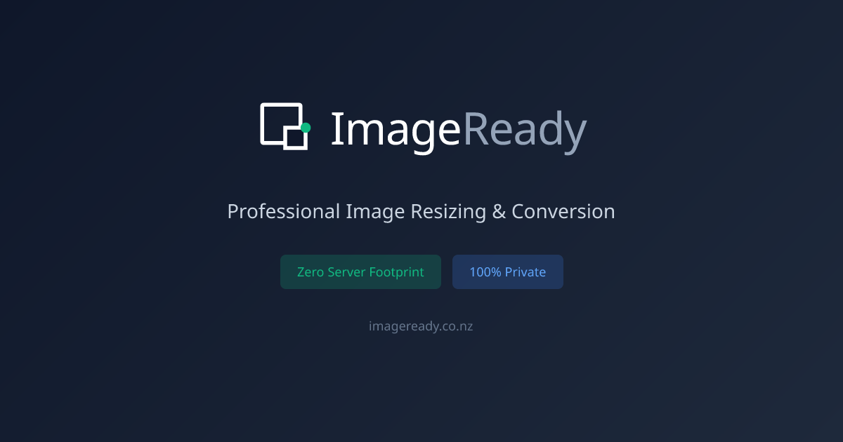 ImageReady | Professional Image Converter NZ